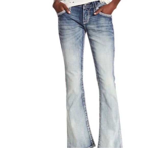 Rock Revival | Jeans | Rock Revival Womens Easy Stretch Bling Bootcut ...